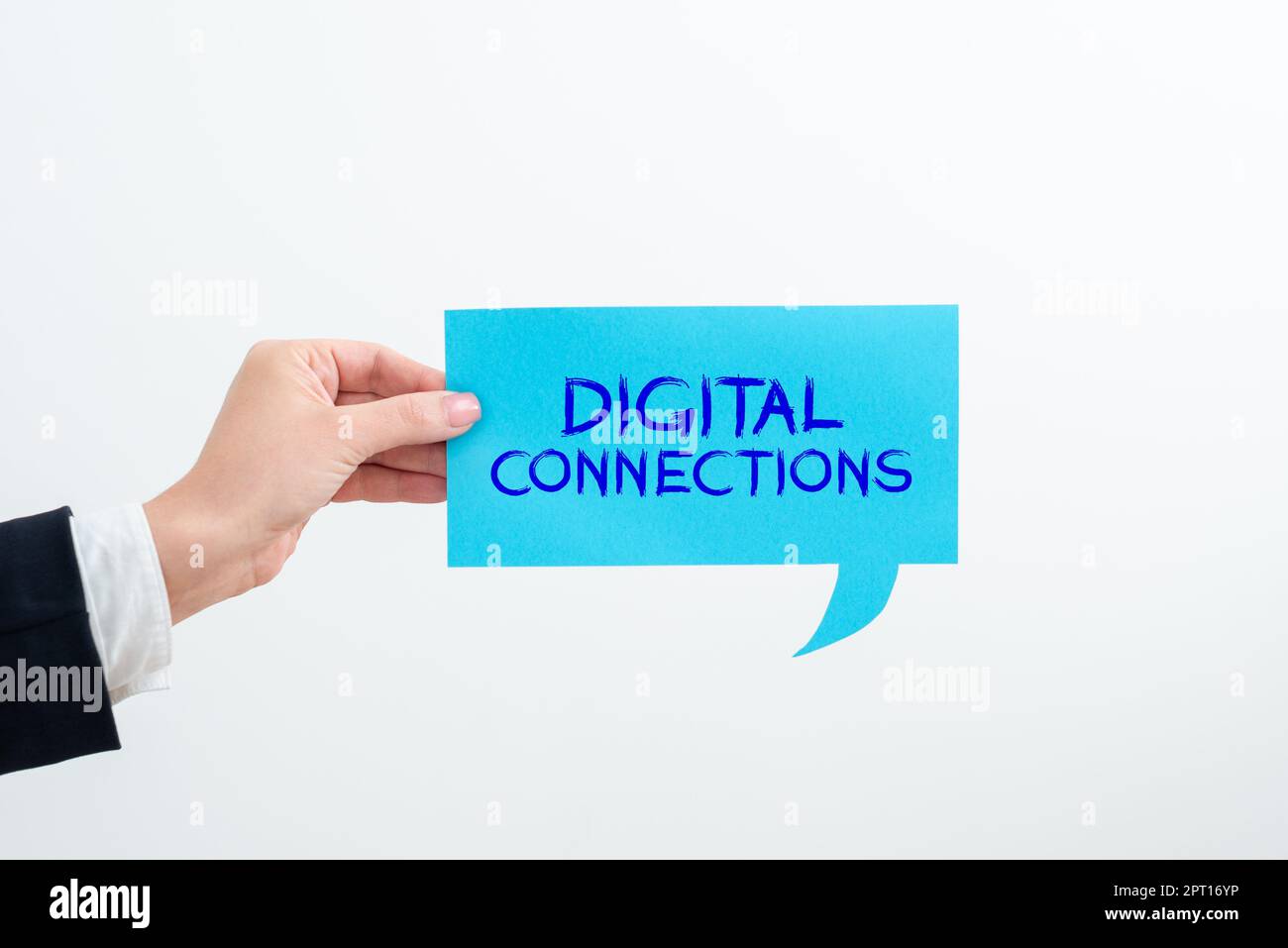Conceptual caption Digital Connections, Business approach virtual ...