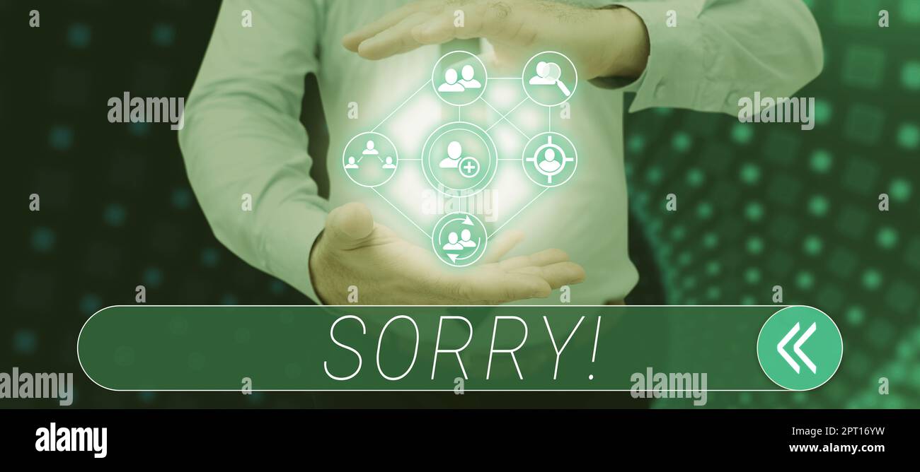 Conceptual display Sorry, Business idea most difficult to give and the ...