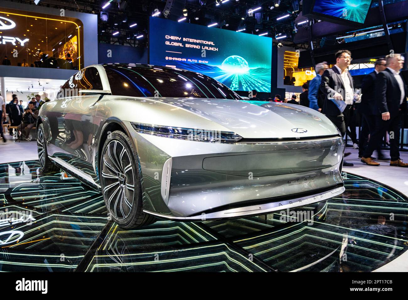 Chery Arizzo Star sedan concept showcasing possibly a forthcoming PHEV ...