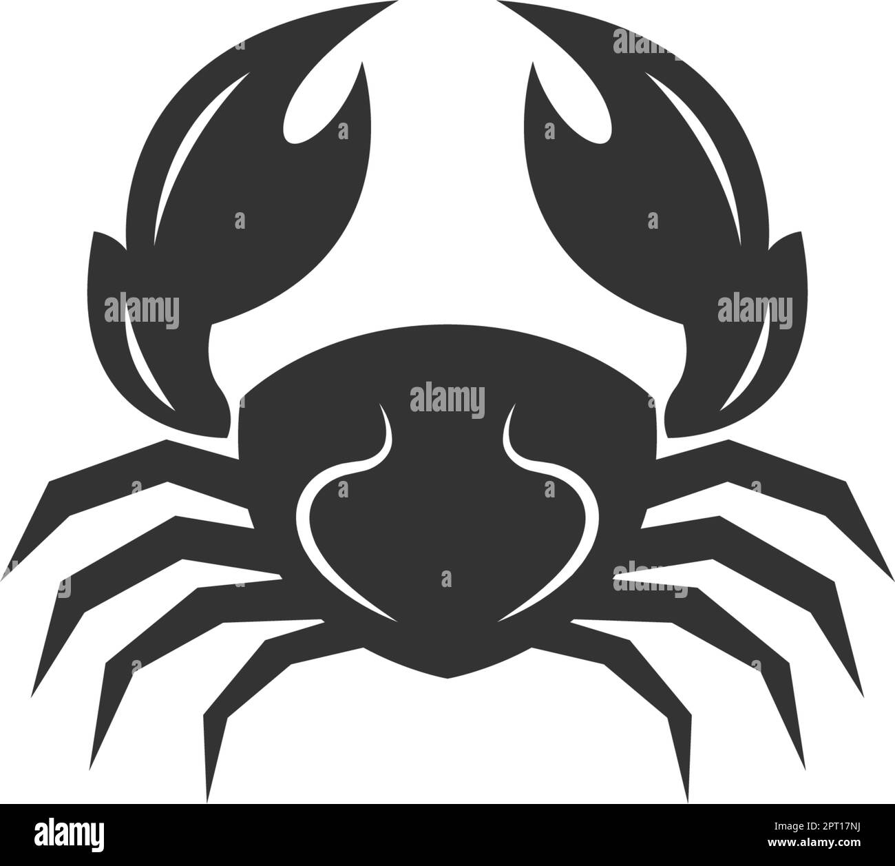 Crab logo icon design illustration Stock Vector Image & Art - Alamy