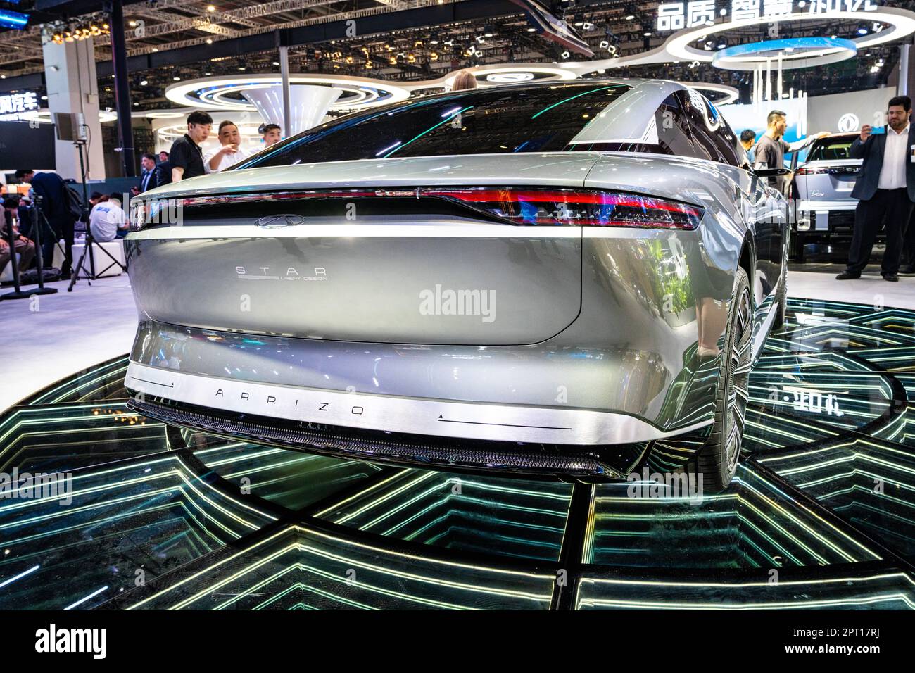 Chery Arizzo Star sedan concept showcasing possibly a forthcoming PHEV ...