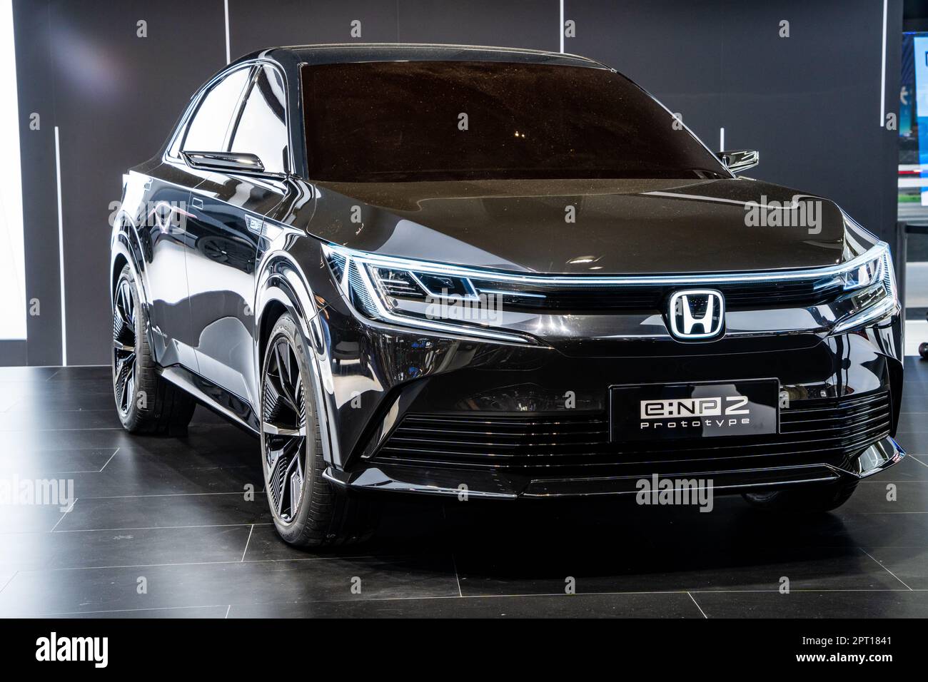 Honda e:NP2 prototype EV on display at the 2023 Shanghai Auto Show Stock Photo - Alamy
