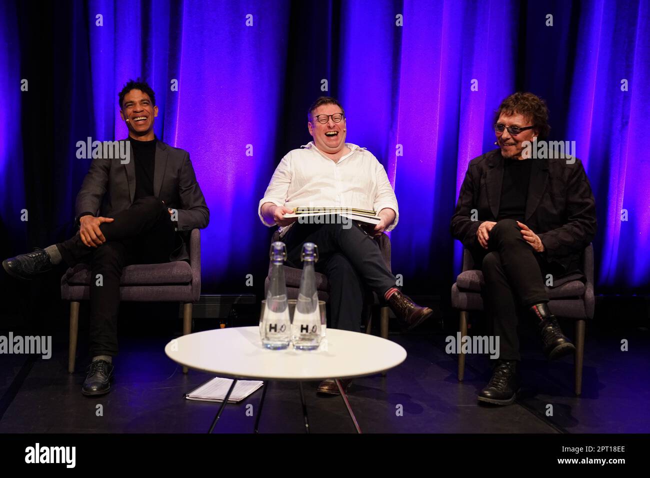 Black Sabbath guitarist Tony Iommi (R) and Birmingham Royal Ballet ...