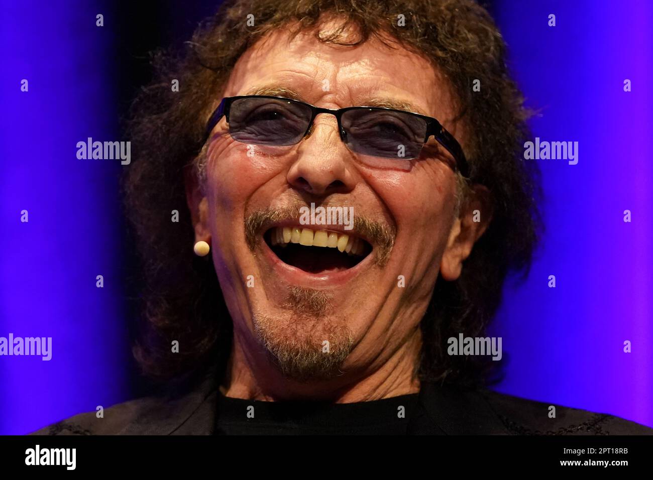 Black Sabbath guitarist Tony Iommi during the launch event for Black ...