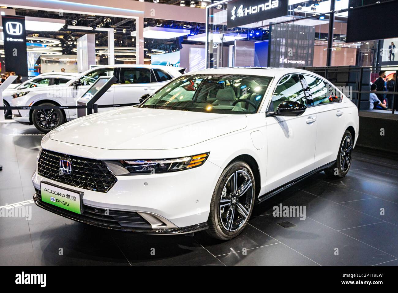 GAC Honda Accord PHEV car on display at the 2023 Shanghai Auto Show ...