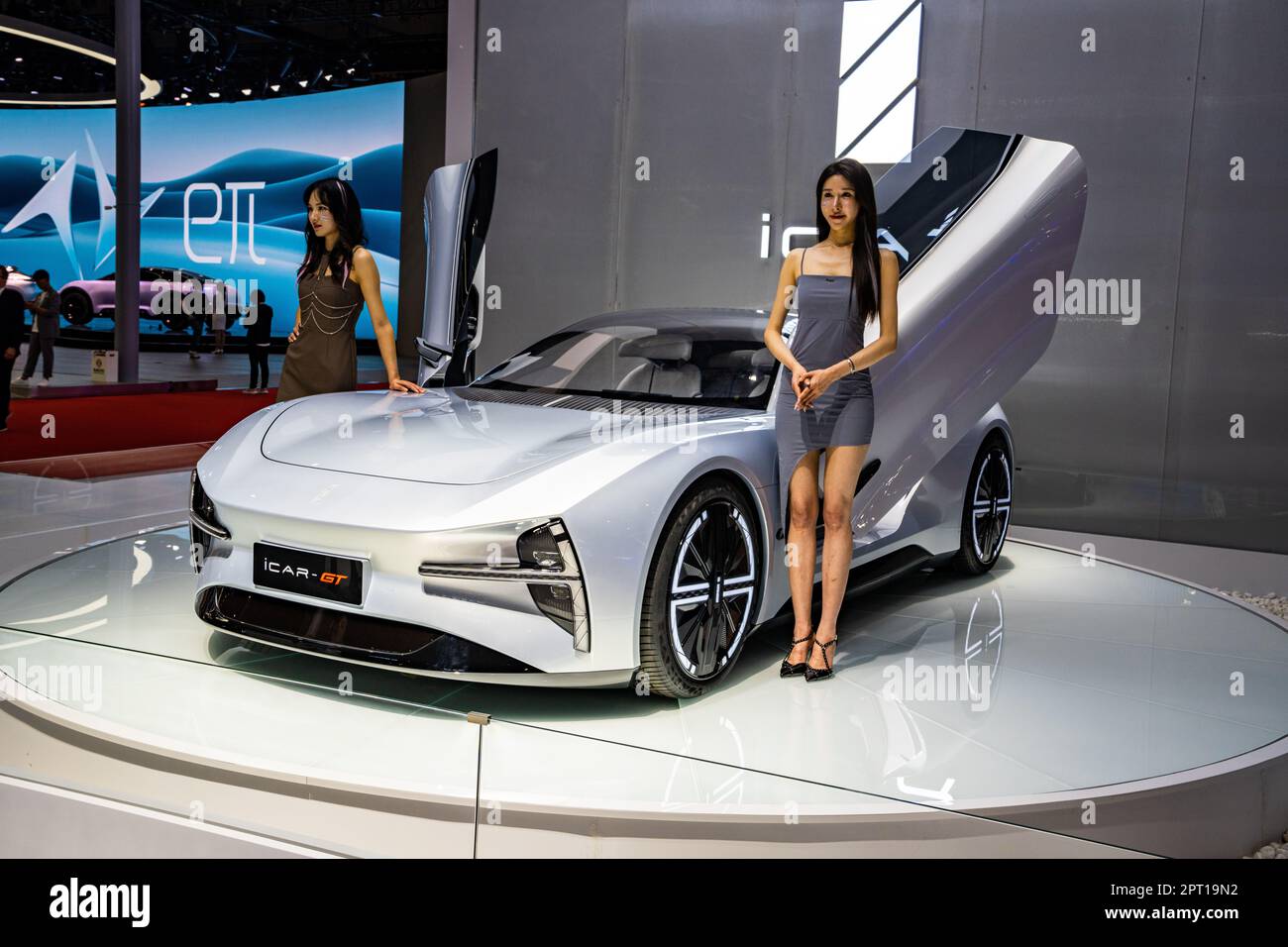 Chery iCar GT electric sports concept on display at the 2023 Shanghai Auto Show Stock Photo - Alamy