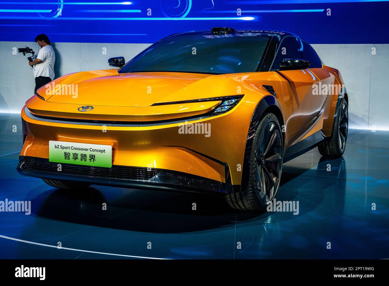 Toyota bZ Sport Crossover concept EV on display at the 2023 Shanghai Auto Show Stock Photo - Alamy