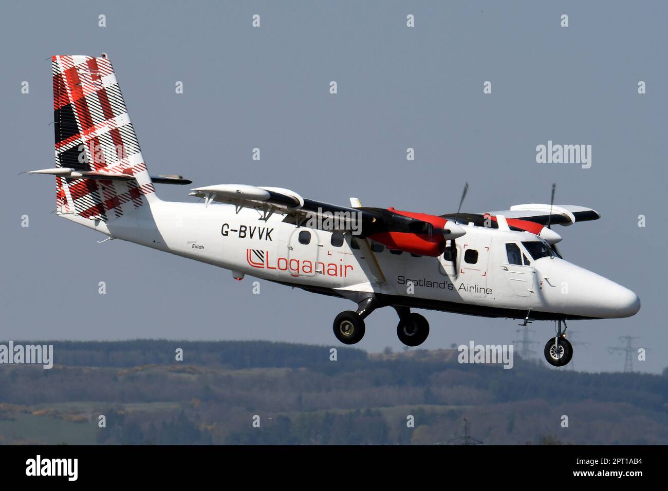 Scottish regional airline loganair hi-res stock photography and images - Alamy
