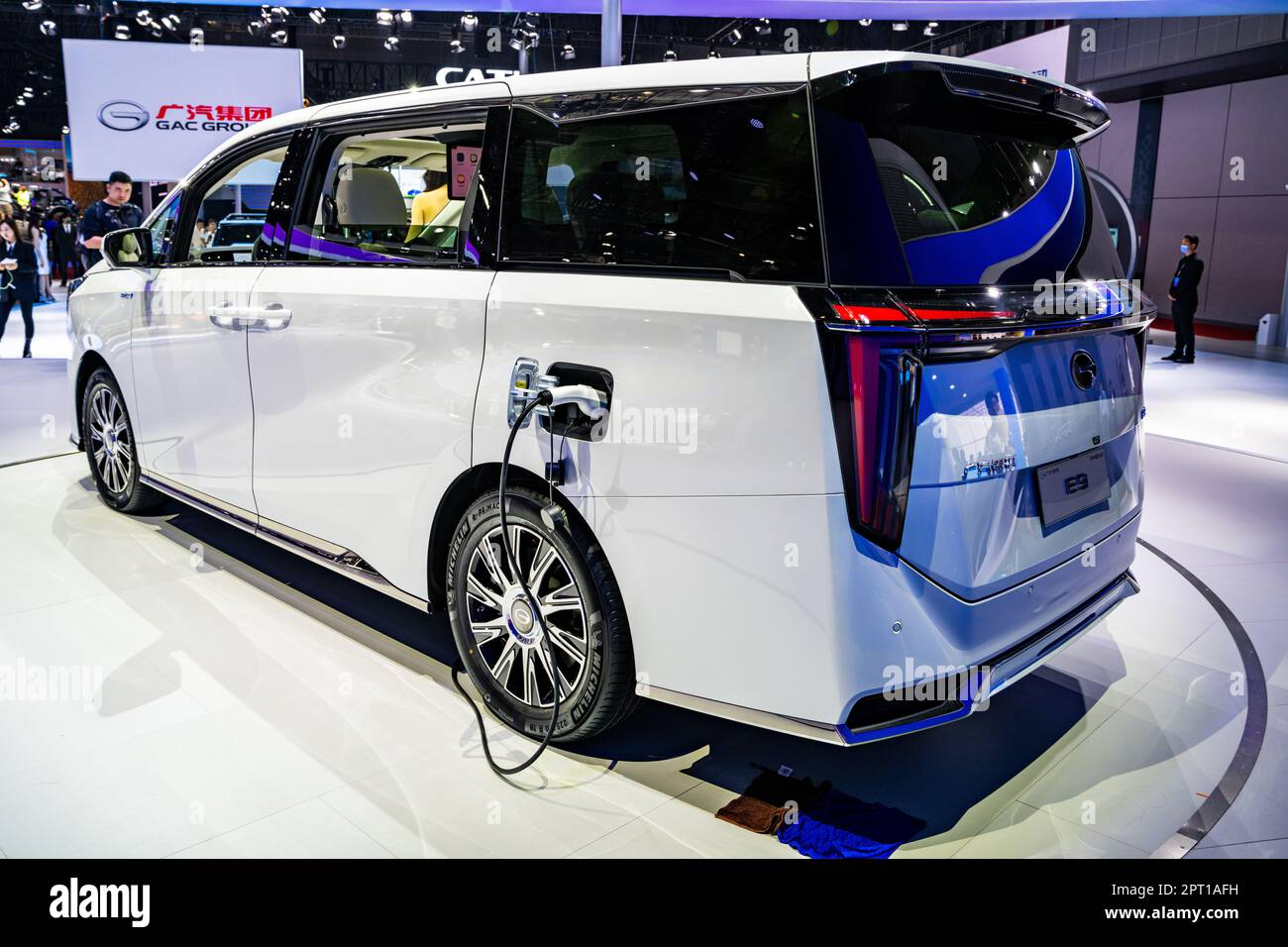 GAC Trumpchi E9 a PHEV MPV on display at the 2023 Shanghai Auto Show Stock Photo - Alamy
