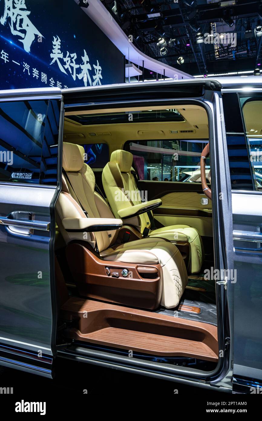 FAW Bestune M9 MPV on display at the 2023 Shanghai Auto Show Stock ...