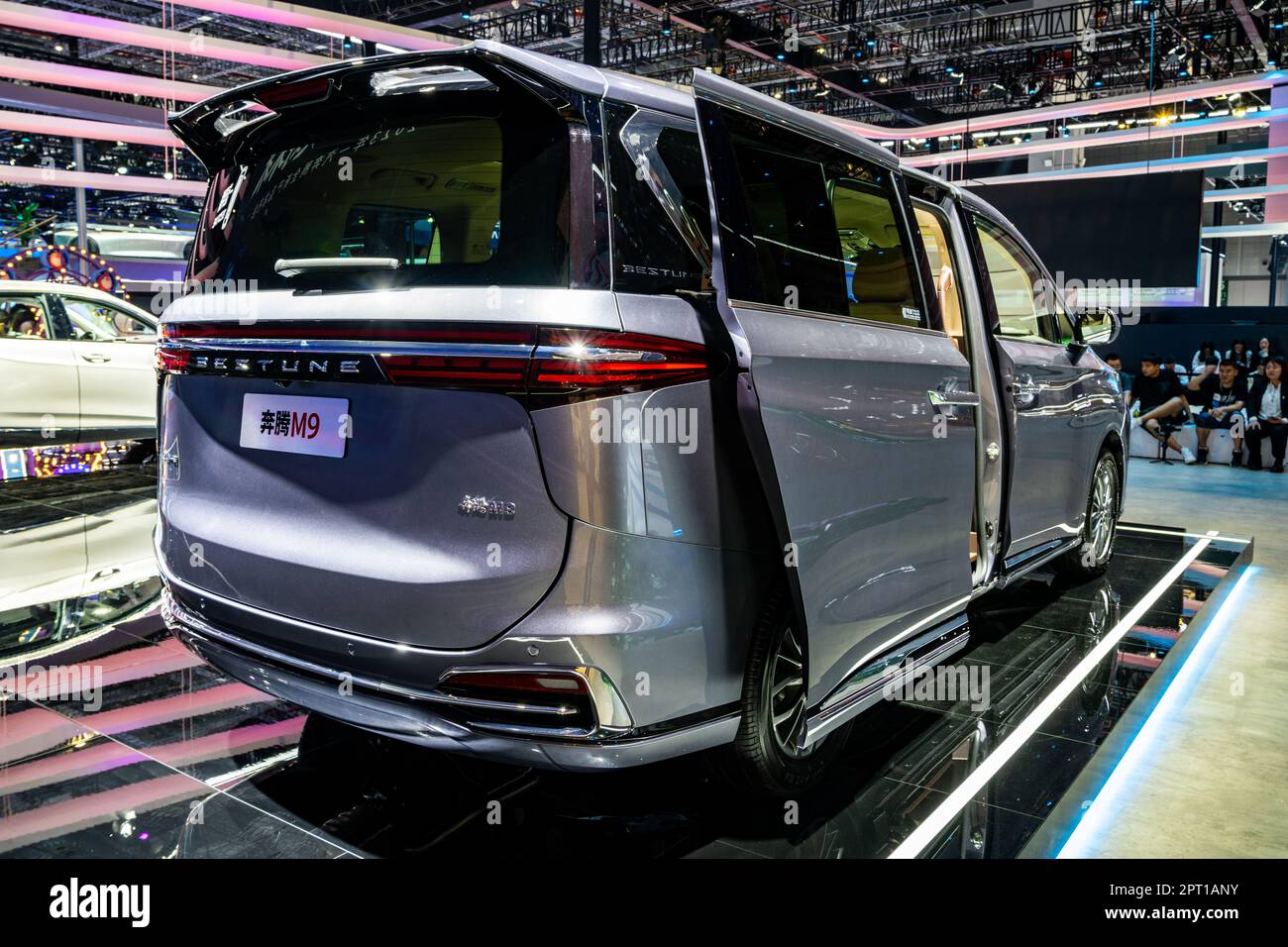 FAW Bestune M9 MPV on display at the 2023 Shanghai Auto Show Stock ...