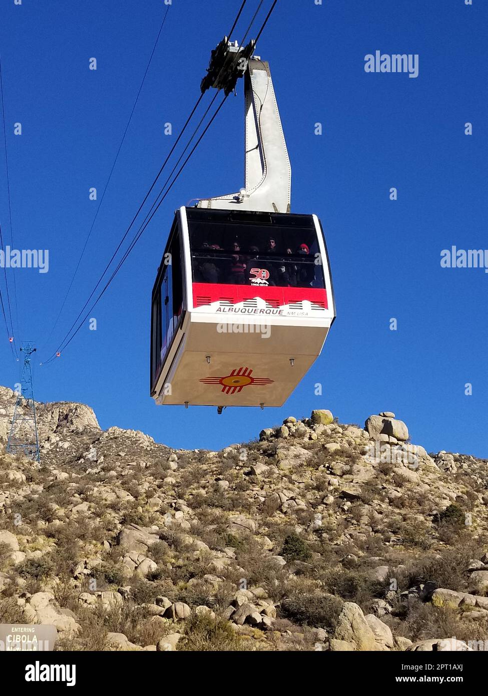 Sandia Peak Tramway in Albuquerque, New Mexico Stock Photo - Alamy