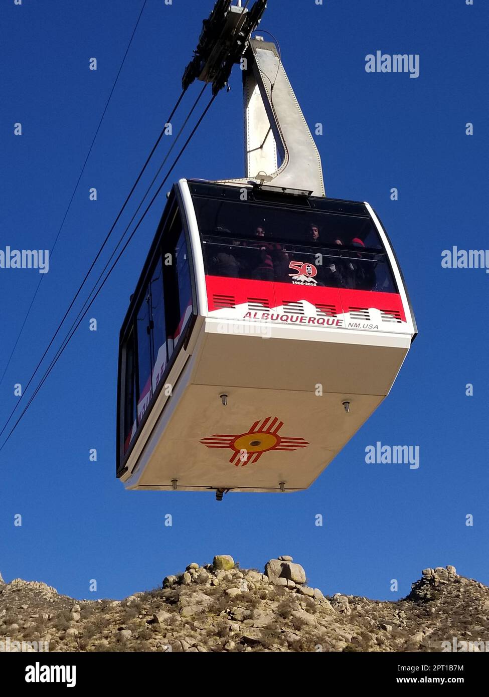 Sandia Peak Tramway in Albuquerque, New Mexico Stock Photo - Alamy