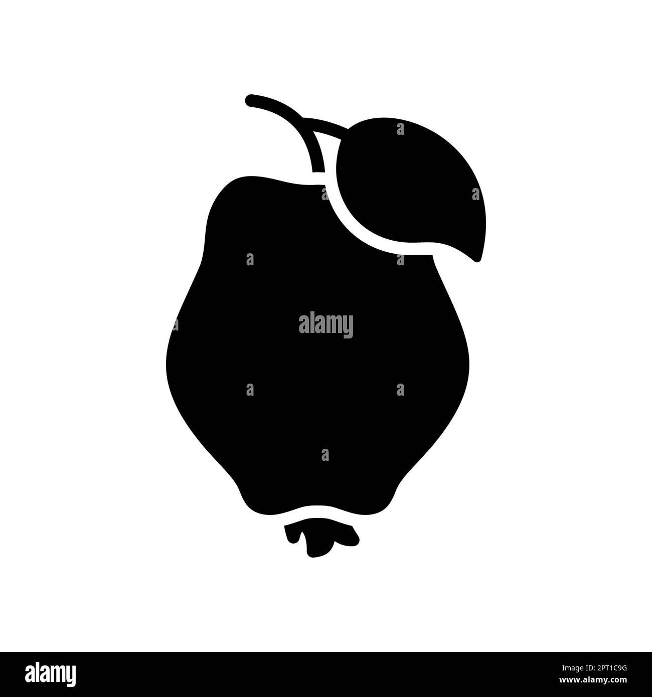 Quince vector glyph icon. Graph symbol for food and drinks web site ...