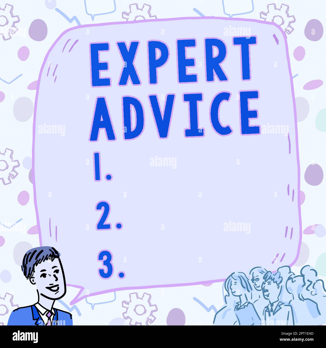 Conceptual caption Expert Advice, Business approach Sage Good Word ...