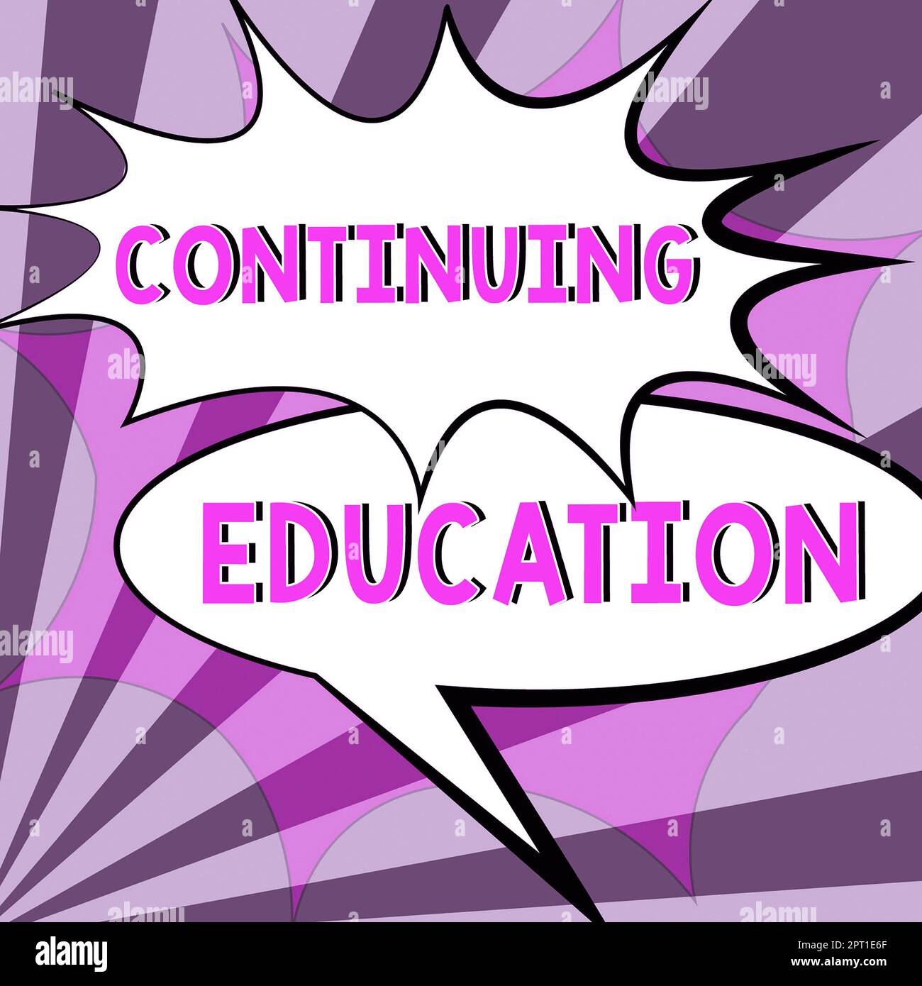 Text sign showing Continuing Education, Word for Continued Learning ...