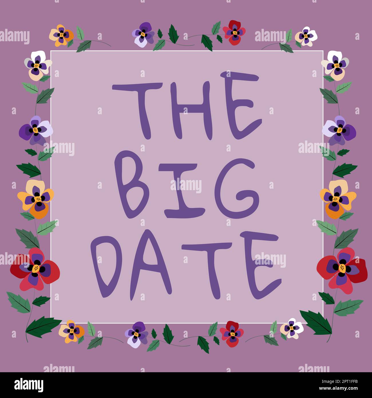 Sign displaying The Big Date, Business overview Important day for a ...