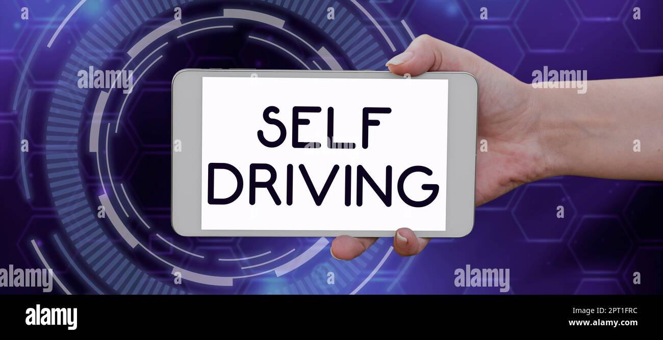 Text showing inspiration Self Driving, Internet Concept Autonomous ...