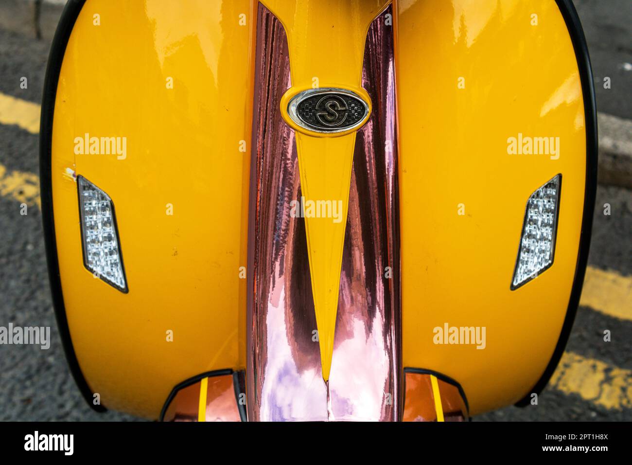 Scooter at Ribble Valley Scooter Rally 2022 Stock Photo - Alamy