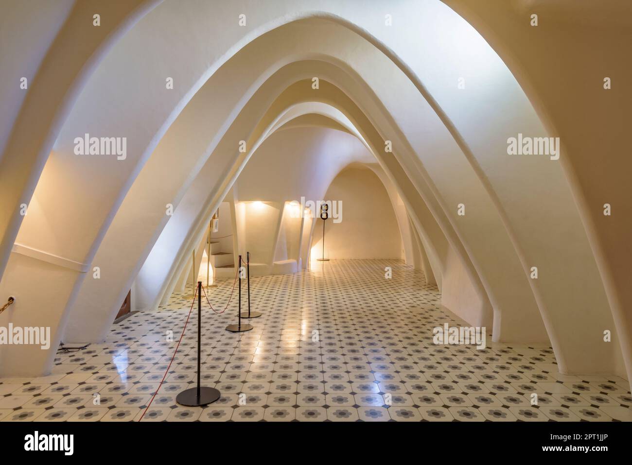 Spain barcelona casa batllo attic hi-res stock photography and images ...
