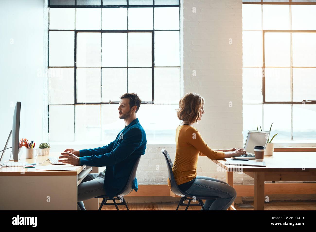 Every task completed is a step closer to success. two young ...