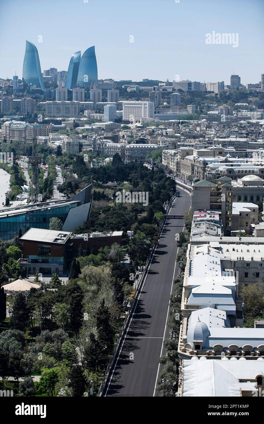 Baku, Azerbaijan. 27th Apr, 2023. Track impression, F1 Grand Prix of ...