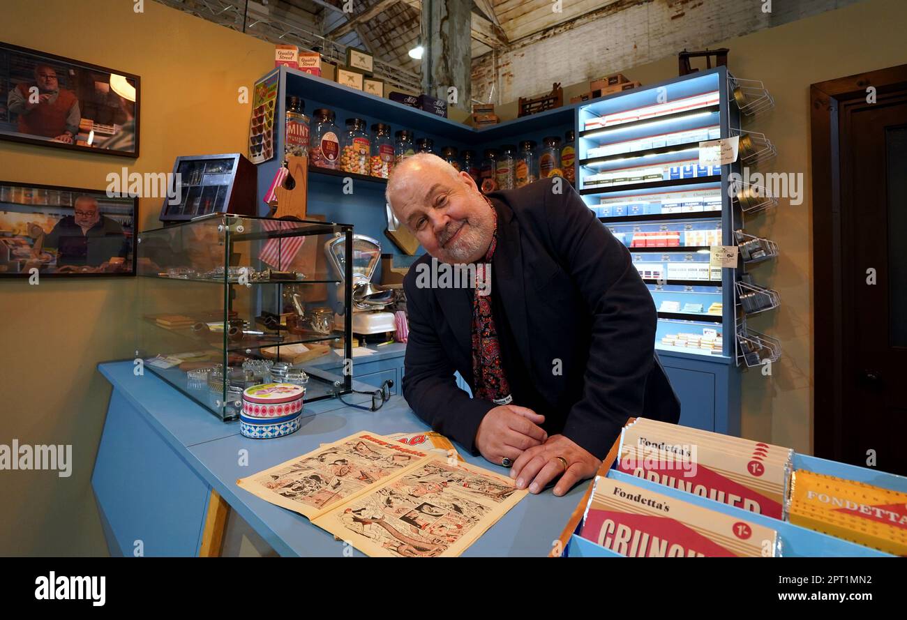 Cast member Cliff Parisi who plays Fred Buckle during a visit to the ...
