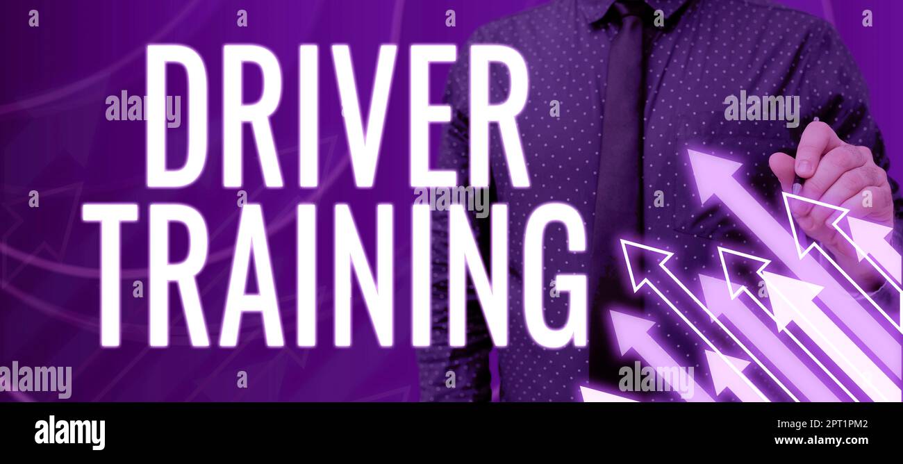 Handwriting text Driver Trainingprepares a new driver to obtain a ...