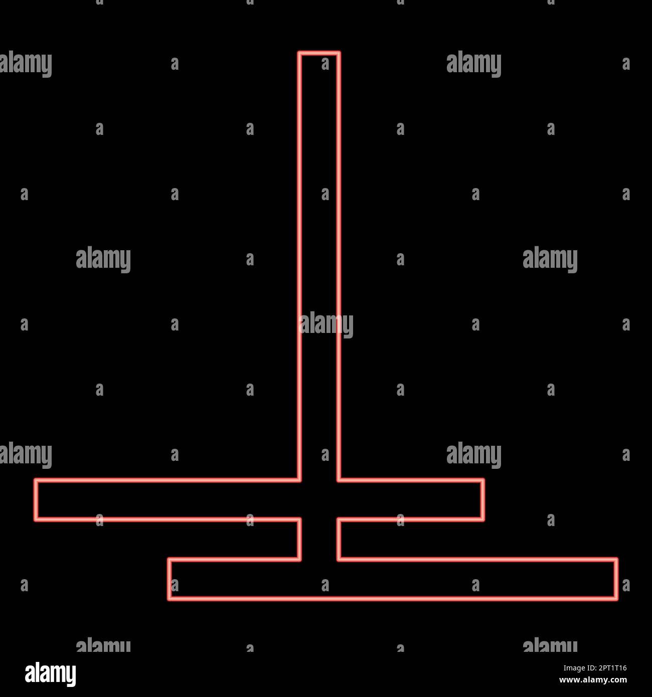 Neon cut off after gluing with overlapping Designation on the wallpaper ...