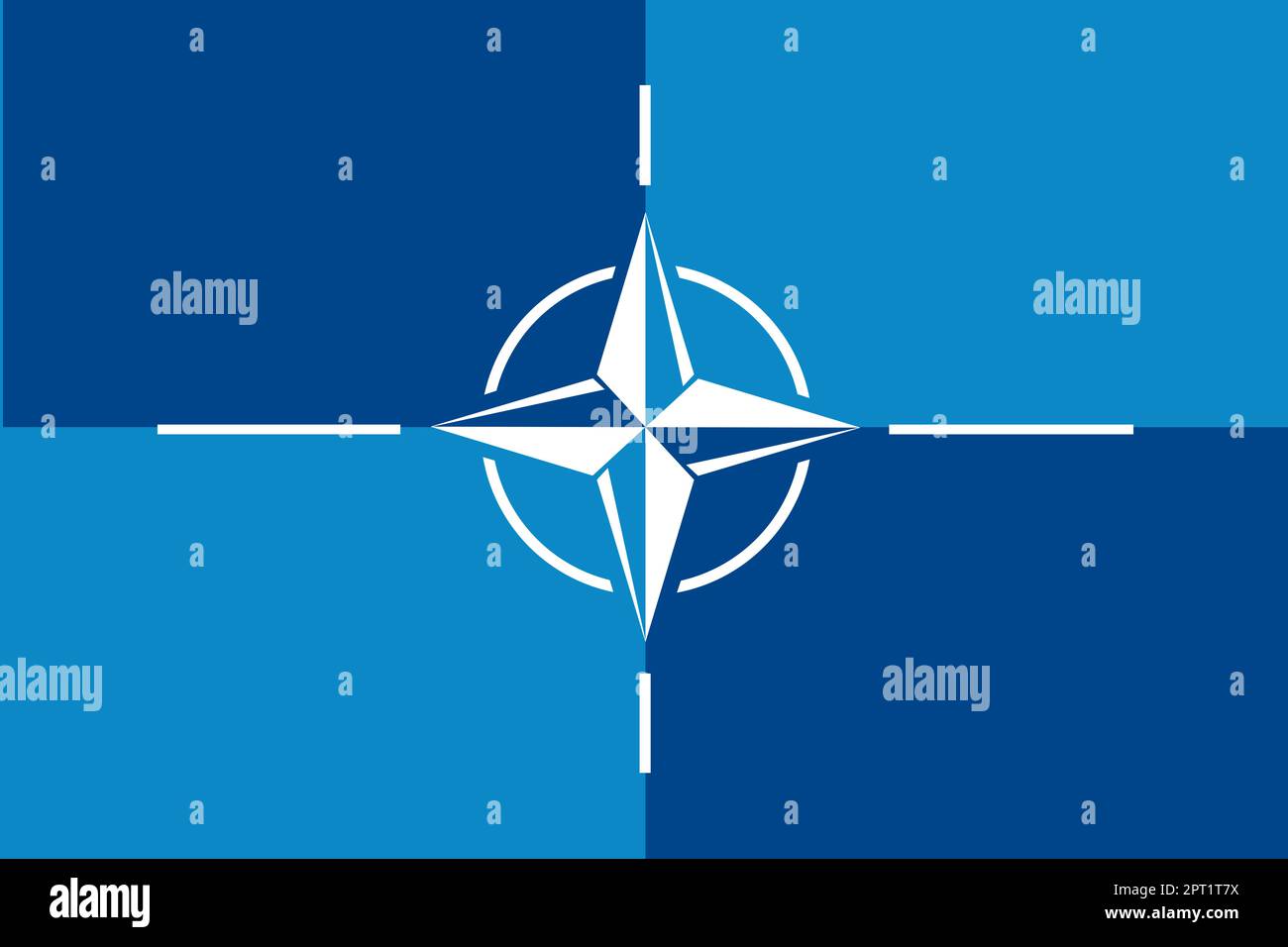 A NATO OTAN flag background illustration large file Stock Photo - Alamy