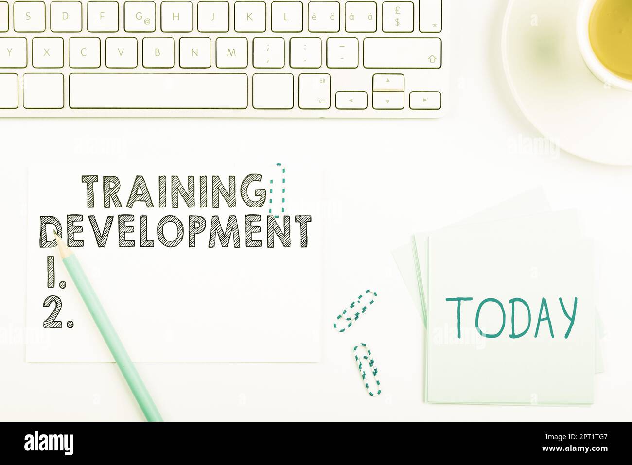 Conceptual display Training Development, Business showcase Learn and Expand skills and knowledge ...