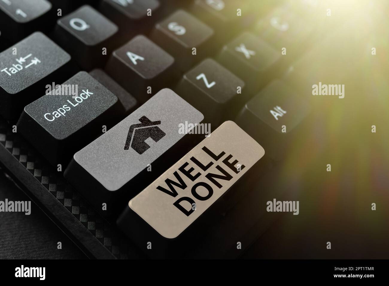 Sign displaying Well Done, Business concept Peform accurately and ...