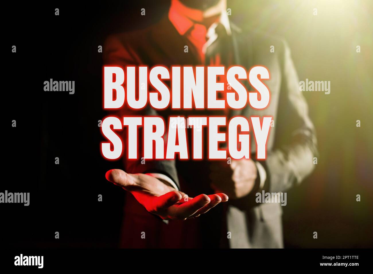 Writing displaying text Business StrategyManagement game plan to ...