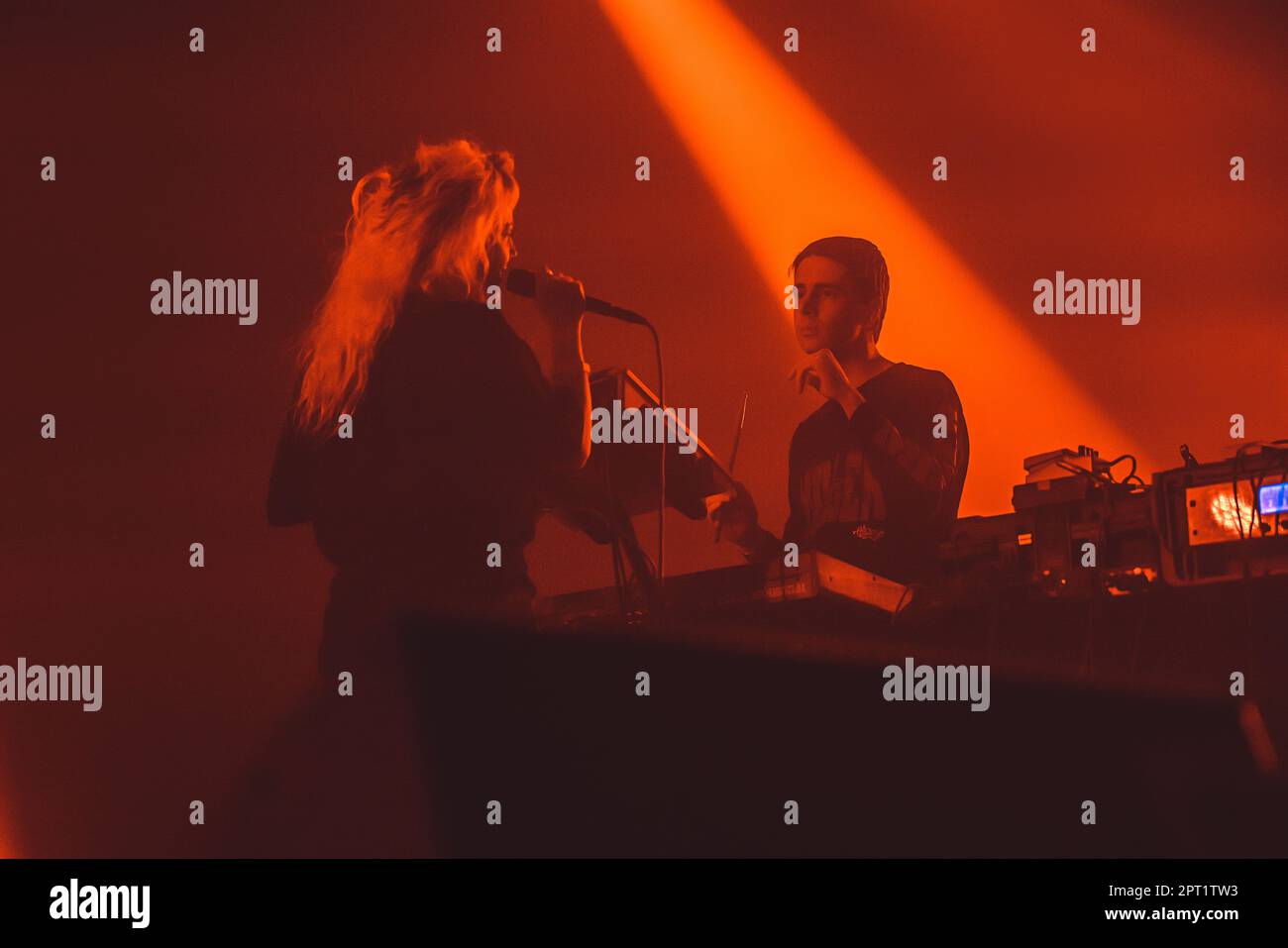 Tilburg, Netherlands. 22nd, April 2023. The American music duo Boy ...