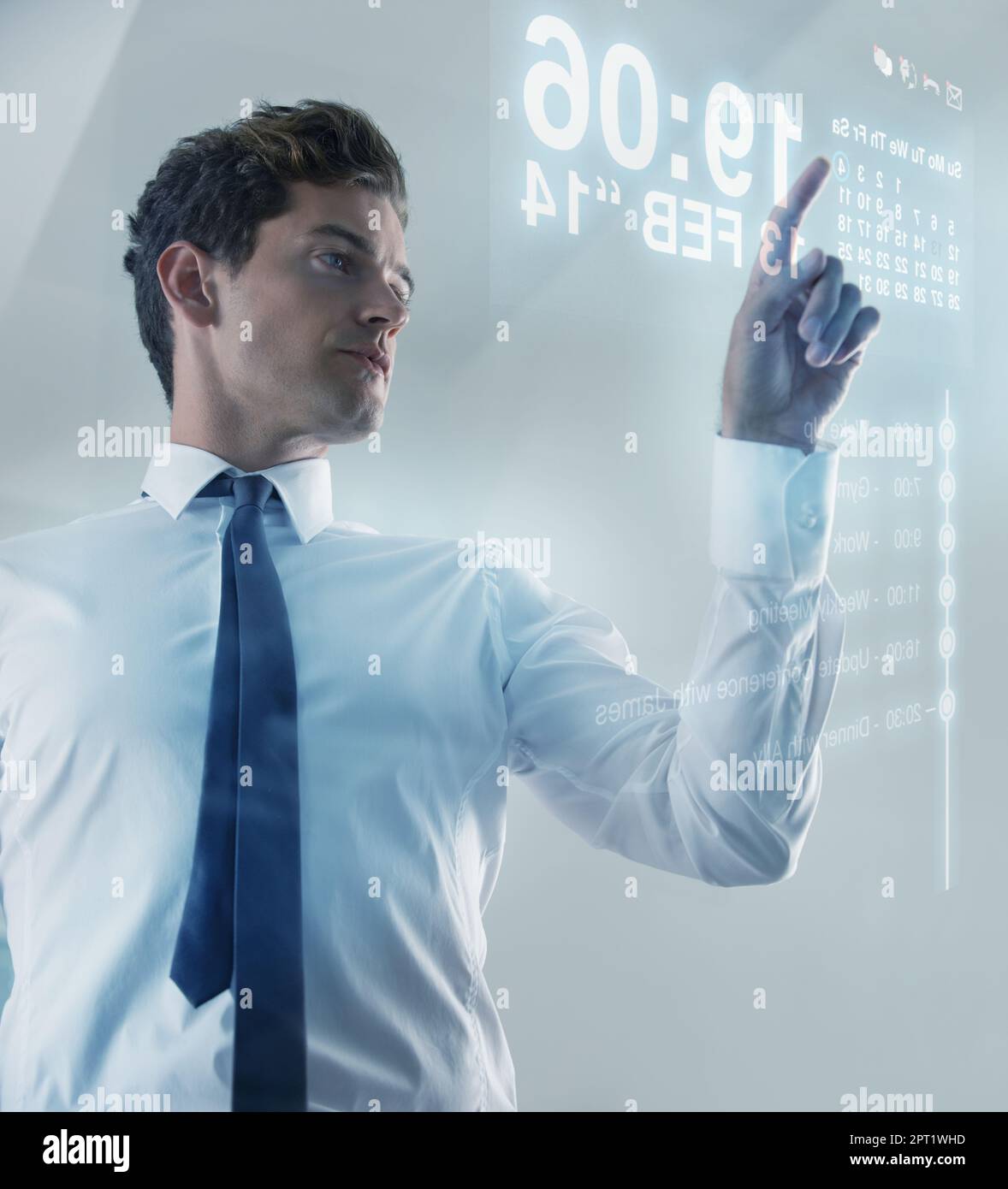 The future is now - Touchscreen technology Stock Photo - Alamy