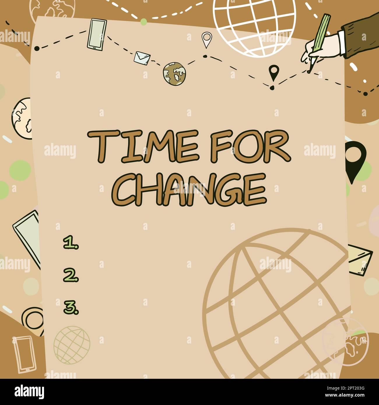 Hand writing sign Time For Change, Conceptual photo take action new ...