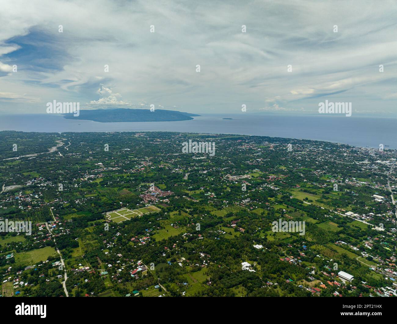 Dumaguete city is the capital of Negros Oriental, Philippines Stock ...
