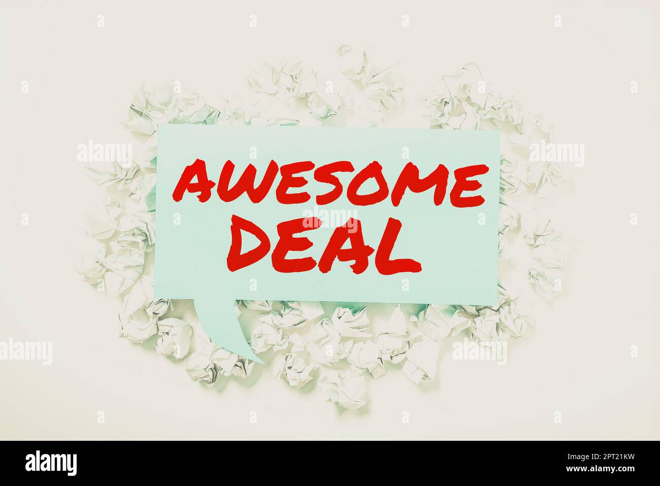 Text caption presenting Awesome Deal, Business idea impressive ...