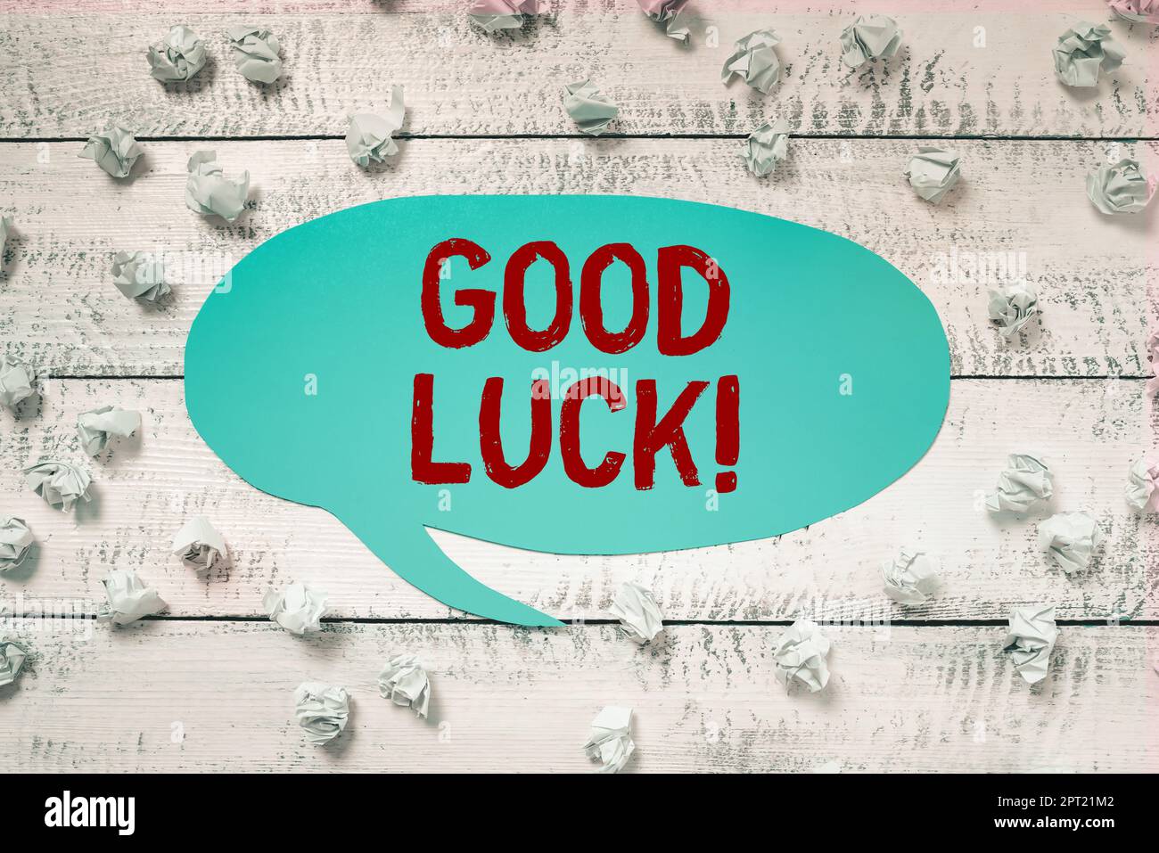 Text sign showing Good Luck, Business idea A positive fortune or a ...