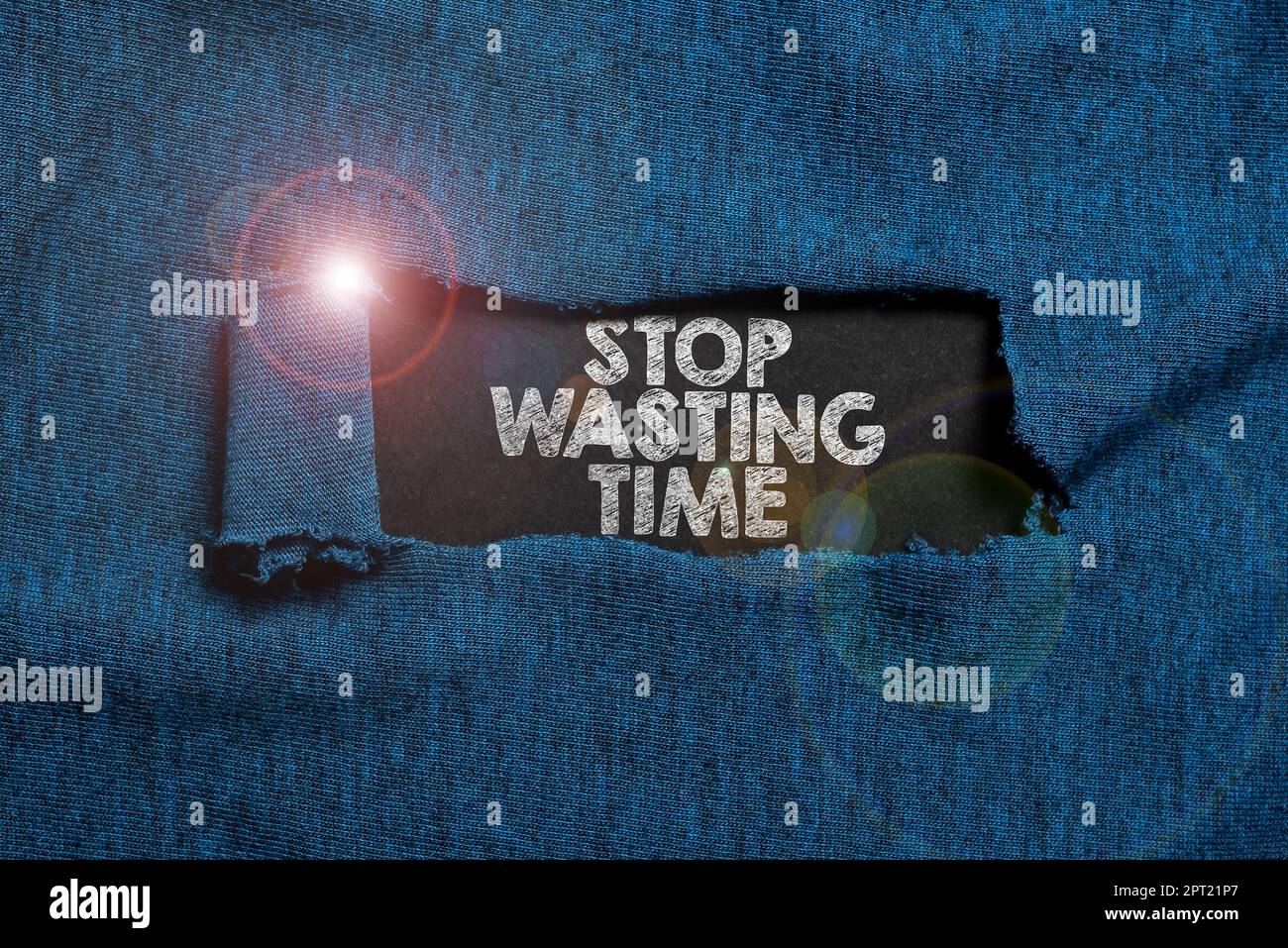 Hand writing sign Stop Wasting Time, Business concept Organizing Management Schedule lets do it ...