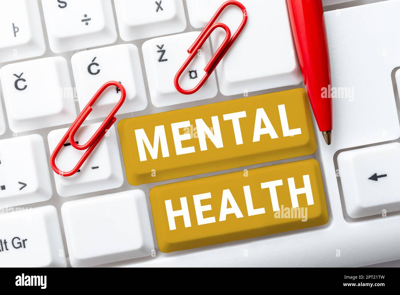 Text caption presenting Mental Health, Word for state of the emotional ...