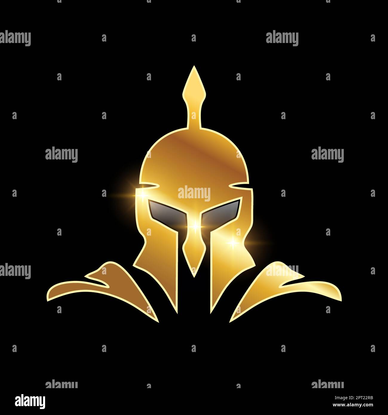 Gold Spartans Logo
