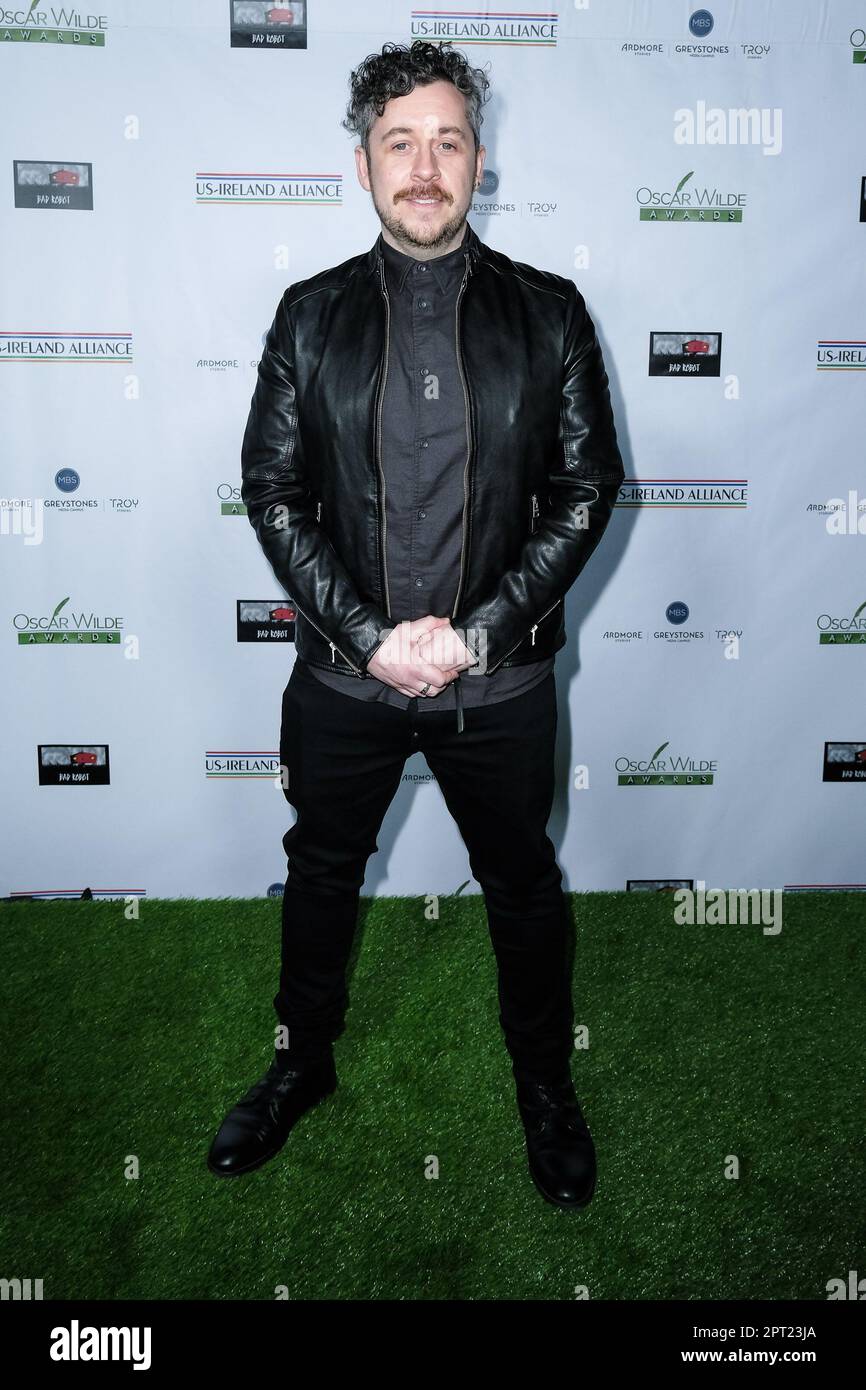 Lee Cronin photographed attending The 17th Oscar Wilde Awards at Bad ...