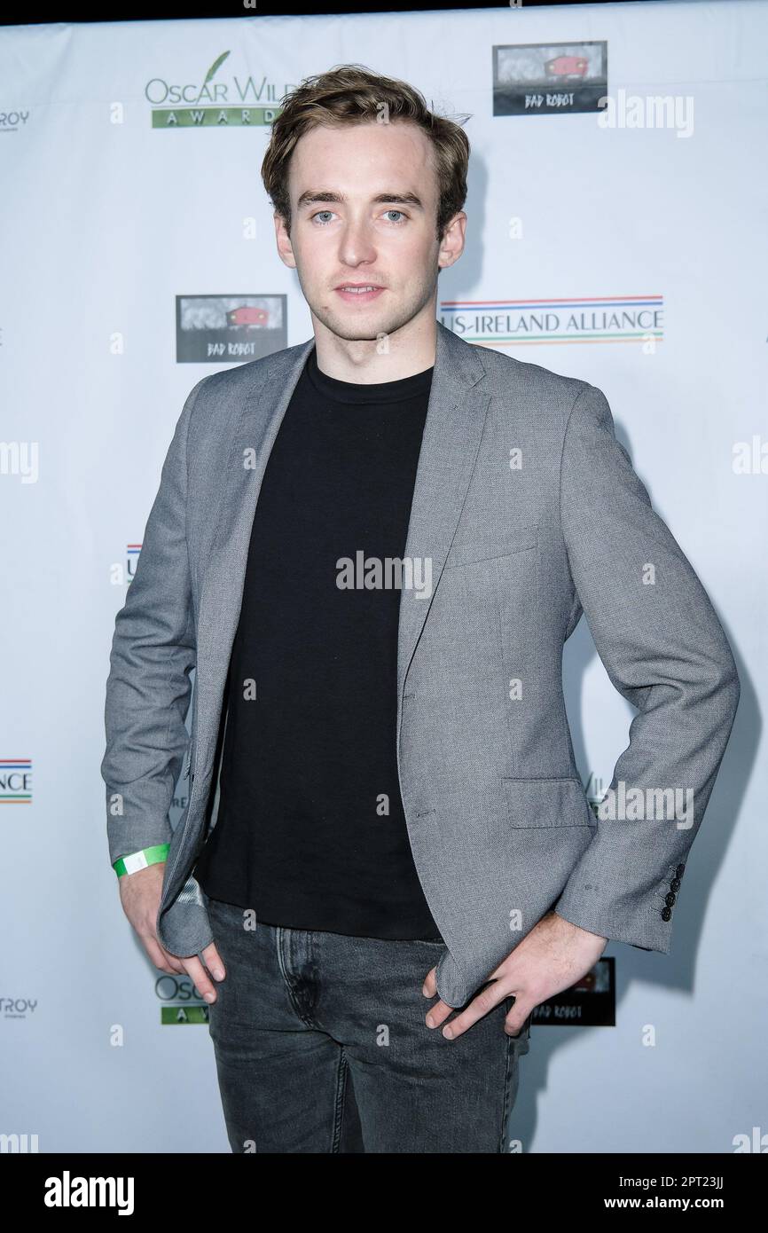 James Roe photographed attending The 17th Oscar Wilde Awards at Bad ...