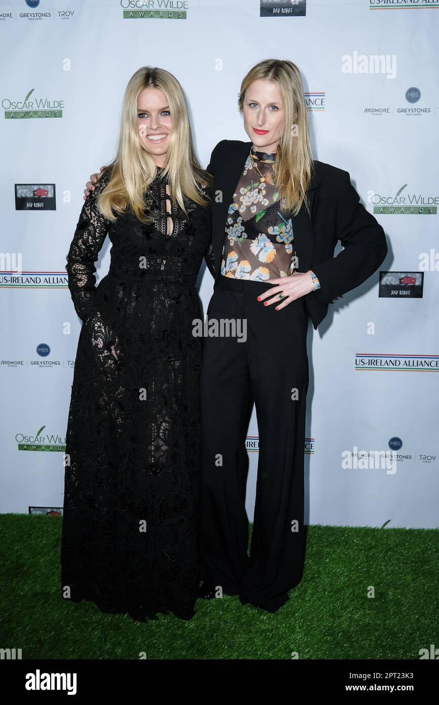 Alice Eve, Mamie Gummer photographed attending The 17th Oscar Wilde ...