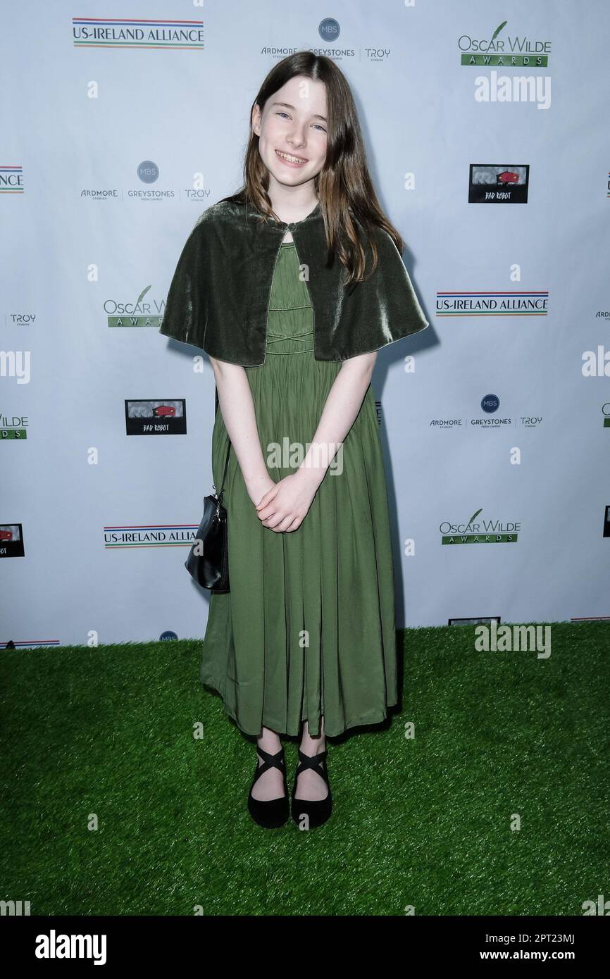 Catherine Clinch photographed attending The 17th Oscar Wilde Awards at ...