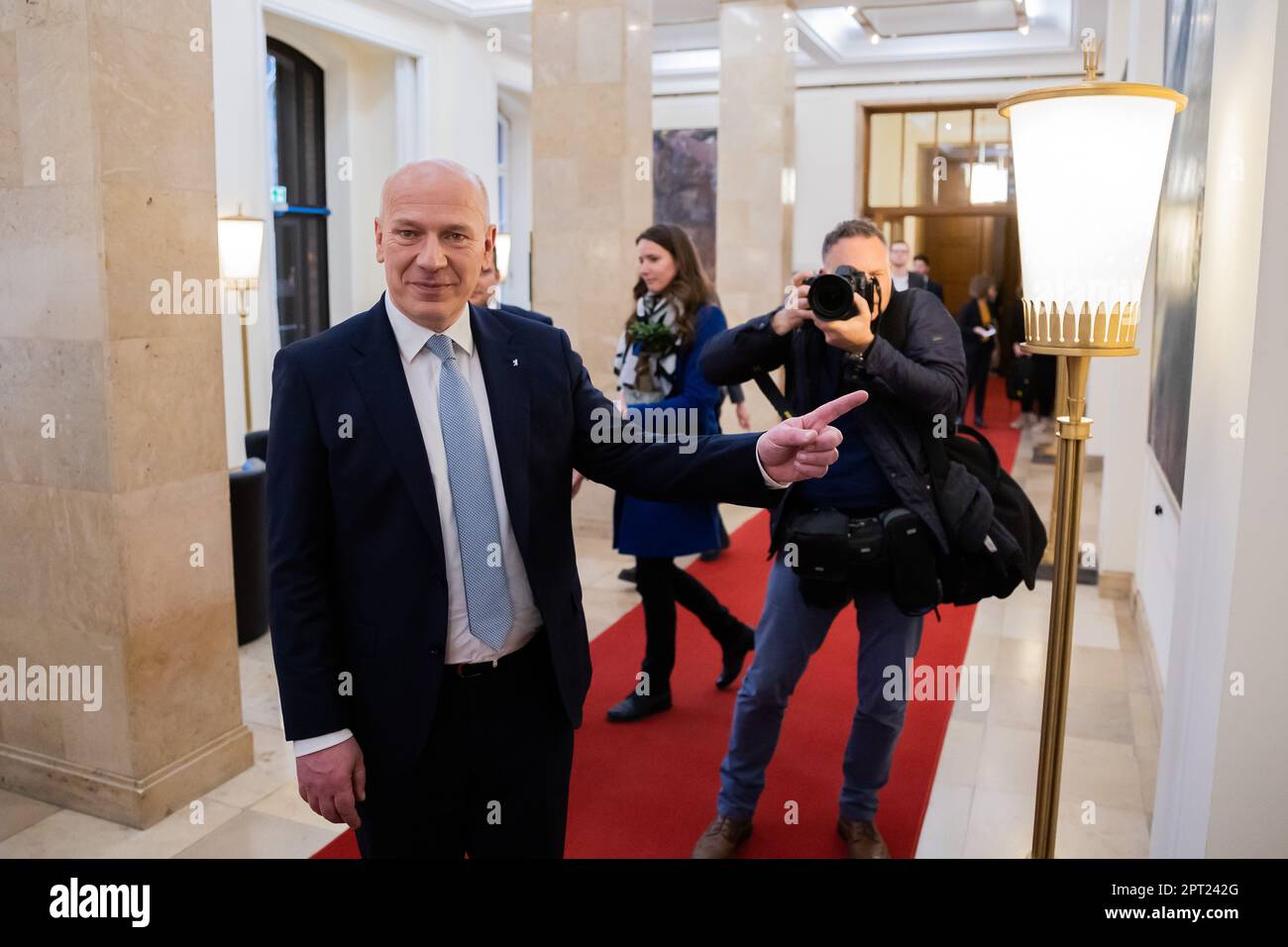 Berlin, Germany. 27th Apr, 2023. Kai Wegner (CDU), Governing Mayor of ...
