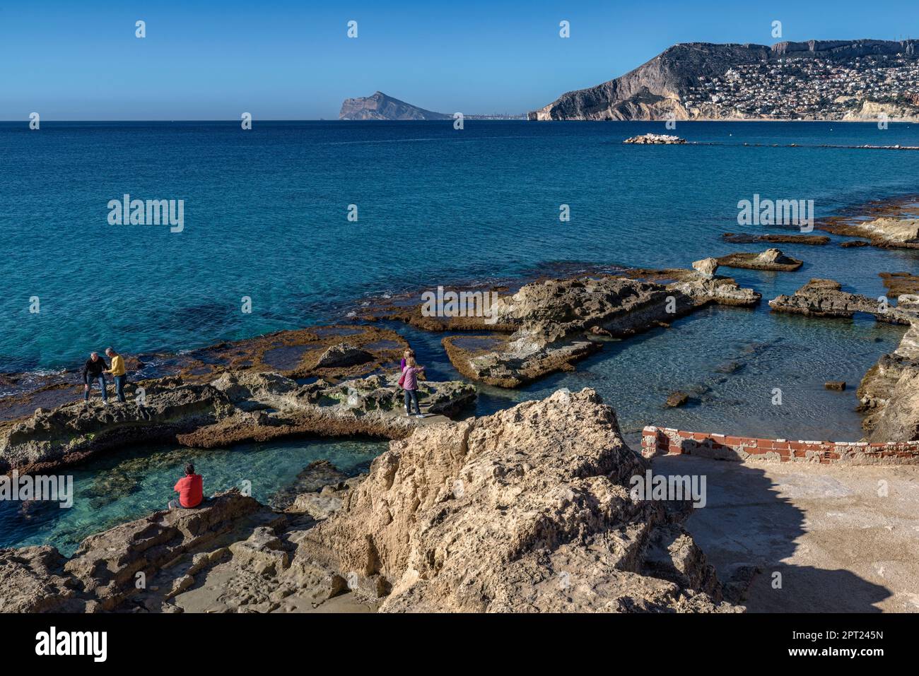 Baños de la Reina legend of a Moorish queen, in Calpe. Old fish farm ...