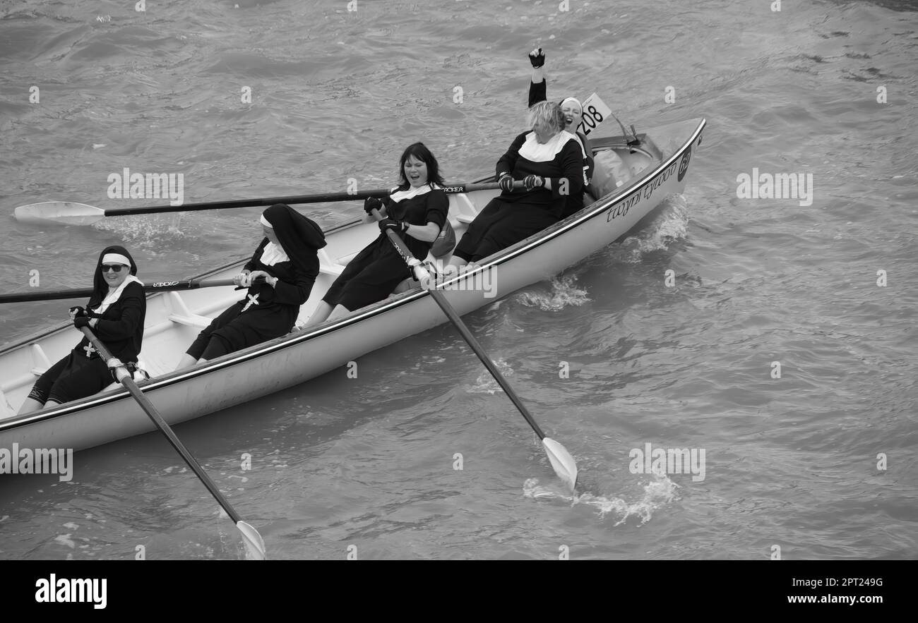 Nuns on the River Thames Stock Photo - Alamy