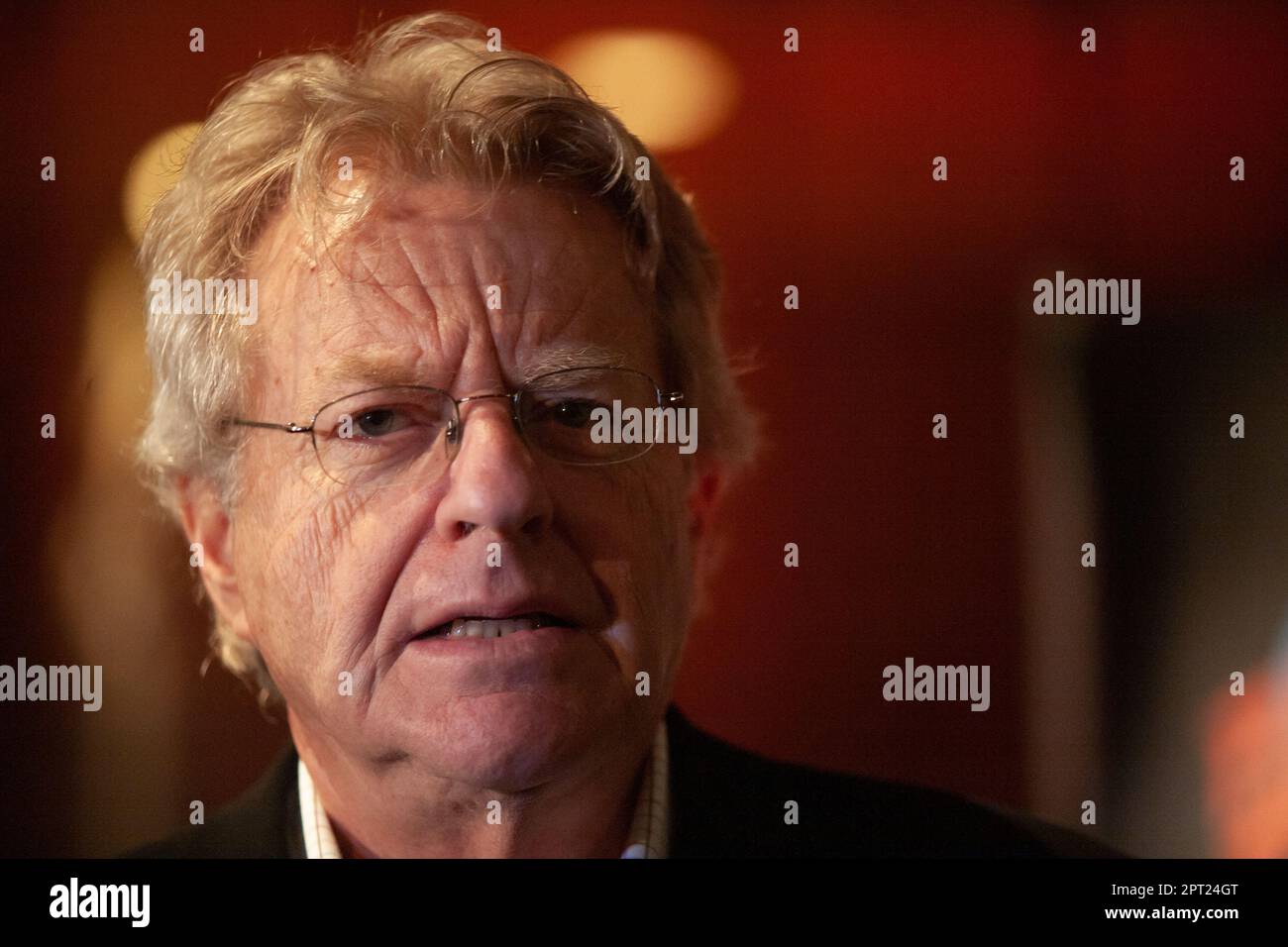 TV personality Jerry Springer visits Planet Hollywood on November 6 ...